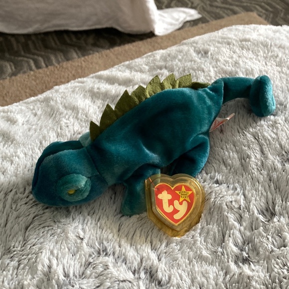 Ty | Toys | Ty Beanie Baby Iggy The Iguana Nwt | Poshmark